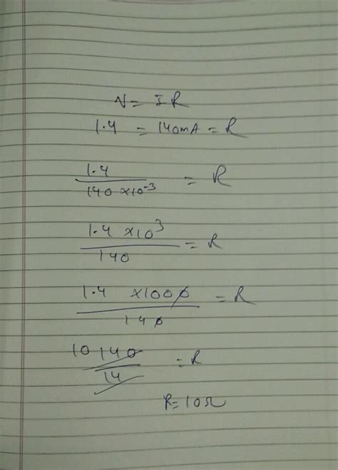 The Current Flowing Through A Resistor Connected In An Electric Circuit And The Potential