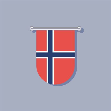 Illustration Of Norway Flag Template 11021884 Vector Art At Vecteezy