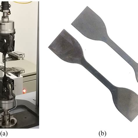 Rubber Specimen Tensile Process And Rubber Specimen A Specimen