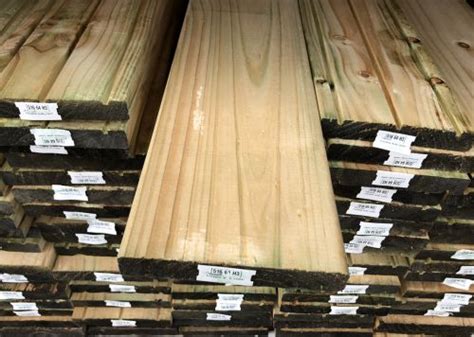 TREATED PINE DECKING X Mm M