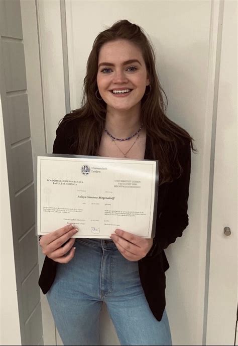 Adaya Mogendorff Op Linkedin Met Trots Heb Ik Na Mijn Eerste Jaar