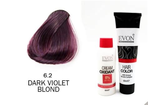 Evon Hair Colour 62 Dark Violet Blond Darazlk