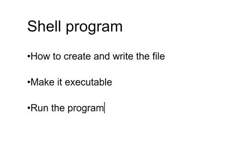 Solved Shell Program How To Create And Write The File Chegg