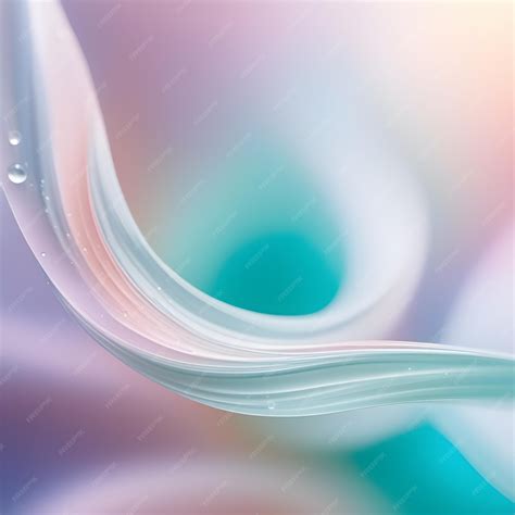 사랑스러운 파스텔 색상 추상적인 배경 프리미엄 Ai 생성 이미지