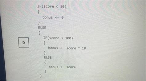 Solved In A Certain Game The Integer Variable Bonus Is