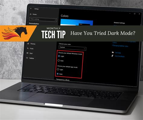 Have You Tried Windows Dark Mode Pegasus Technologies