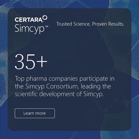 Simcyp Consortium Collaborative Innovation In Pbpk Science Masoud