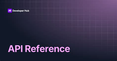 Api Reference Make Developer Hub