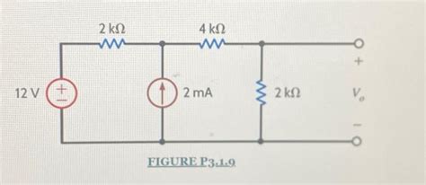 Solved Use Nodal Analysis To Find V In The Circuit Please Chegg