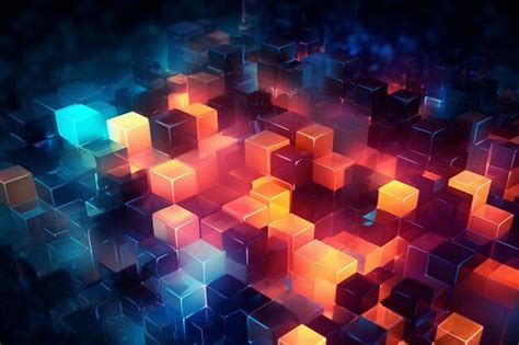 Premium Ai Image Ai Generative Abstract Lighting Background Wallpaper