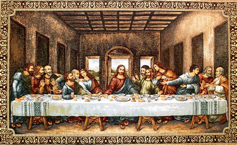 Tapiz De La Última Cena De Leonardo Da Vinci Famous Art Paintings
