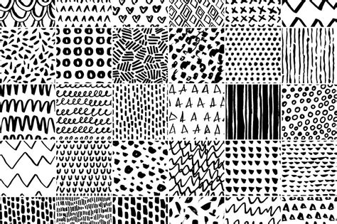 Simple Seamless Patterns By Favete Art TheHungryJPEG