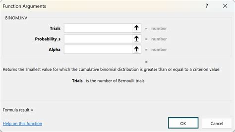 Binominv Excel Definition Syntax Examples How To Use
