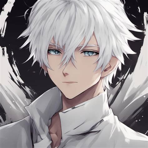 Anime Boy With White Hair By Jedi07nix On Deviantart