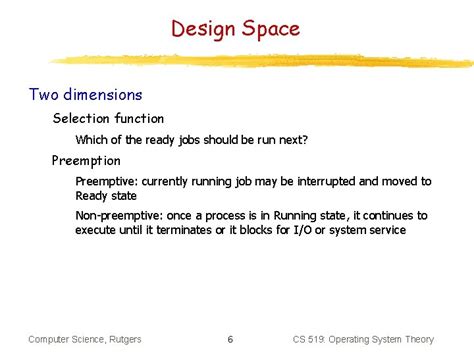 cpu scheduling cs 519 operating system theory computer