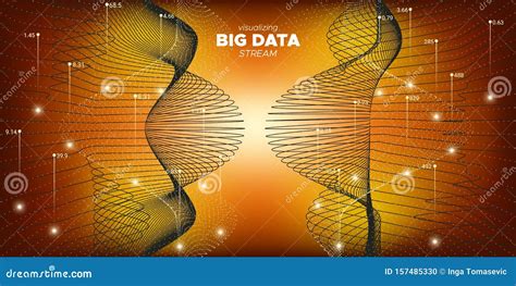Big Data Vector Technology Abstract Stock Vector Illustration Of