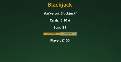 Github Craigcsutherlandblackjack