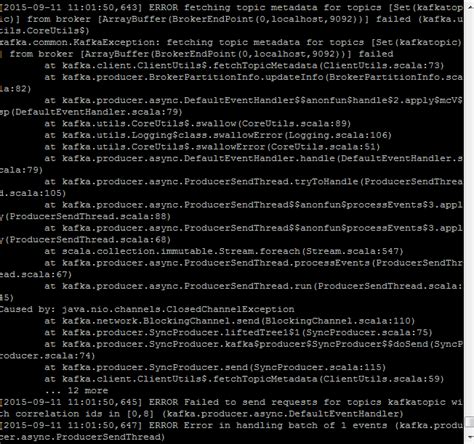 Hadoop Kafka Console Producer Error In Hortonworks Hdp 23 Sandbox