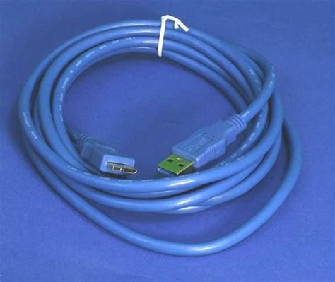 Usb Superspeed Micro B Cable Ft Blue Pc Cables Search