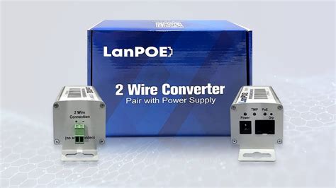 Lanpoe 2 Wire Ip Converter Youtube