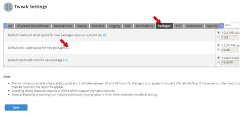 Using The Tweak Settings Feature In WHM HostArmada