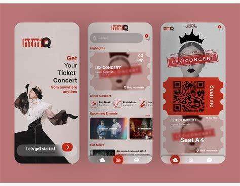 Htmq Ticket Booking App Concept By Dicki Romendo On Dribbble