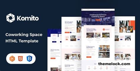 Komito Co Working HTML Template Crack Themes