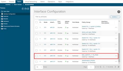 Aci：interface Configuration Version 6 0 5 2 7 Or Later Cisco