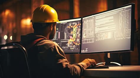 Premium Photo Programmer Working In A Software Development And Coding