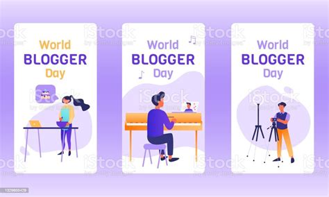 세계 블로거의 날 이야기 음식과 함께 이야기 라이프 스타일 및 음악가 블로거 스트리밍 또는 비디오 콘텐츠를 복용 고용 시장의 현대 경향 새로운 직업으로 영향력 있는 사람 및