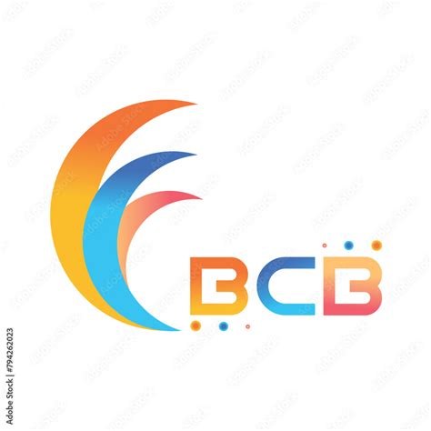 Bcb Letter Technology Web Logo Design On White Background Bcb Uppercase Monogram Logo And