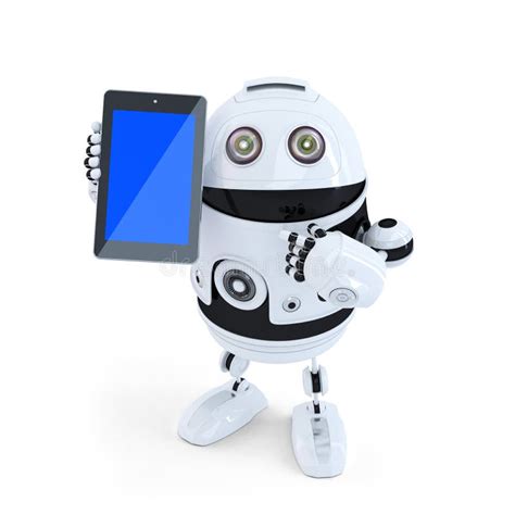 Robot With Tools And Program Source Code Isolated Contains Clipping
