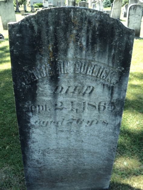 Benjamin Burdick Sr 1789 1865 Find A Grave Memorial