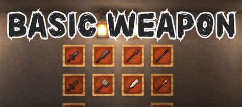 Basic Weapons для Майнкрафт 1 20 2 1 20 1 Tlauncher Legacy скачать