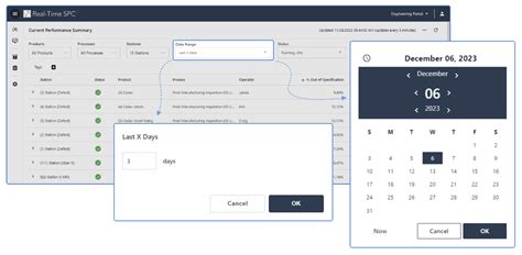 Real Time SPC Software Updates Minitab