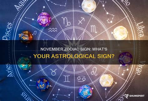 November Zodiac Sign Whats Your Astrological Sign Shunspirit