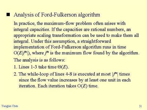 flow network flow network and flows fordfulkerson method