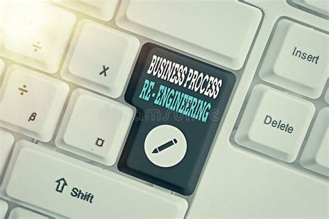 Word Writing Text Business Process Re Engineering Business Concept For The Analysis And Design