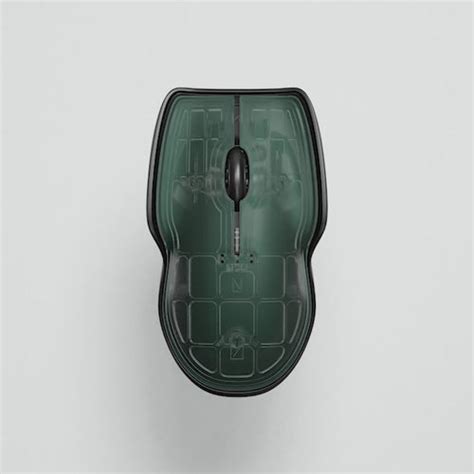 Wireless Computer Mouse Pointer Instrument Emerald Noire