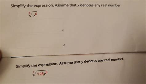 Solved Simplify The Expression Assume That X Denotes Any Chegg