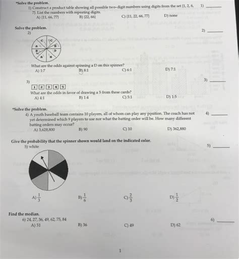 solved solve the problem 1 1 construct a product table