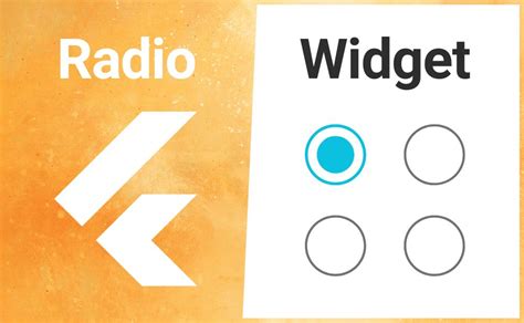 FlutterRadioの使い方ラジオボタン オプションボタン を実装
