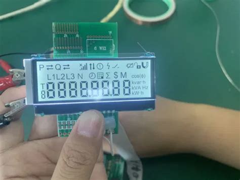 Tn Htn Custom 7segment Monochrome Digit Lcd Display Glass 6 4 Digit 7