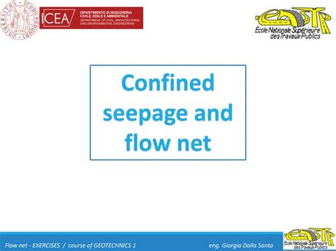 Examples On Seepage Doc
