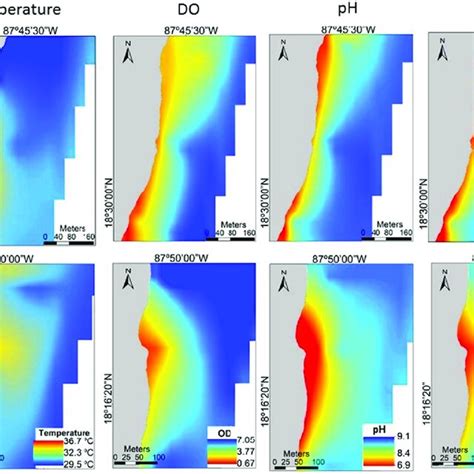 spatial distribution maps based on isoline maps for hydrological