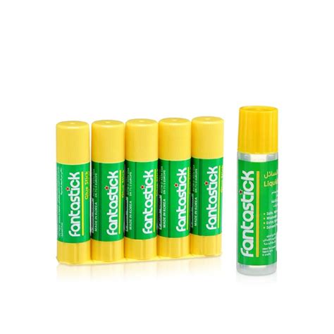 Fantastick Glue Sticks X 5 And Liquid Glue Spinneys الإمارات العربية