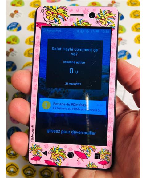 Dino Princess Sticker For The Omnipod® Pod Insulin Pump