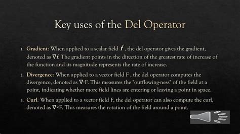 Calculus Presentation About Del Operator Pptx