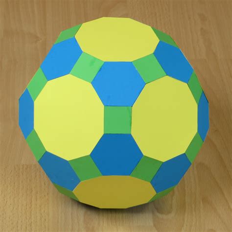 Paper Truncated Icosidodecahedron
