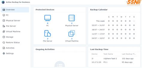 Hướng Dẫn Cài đặt Active Backup For Business Synology Siêu Thị Máy Chủ